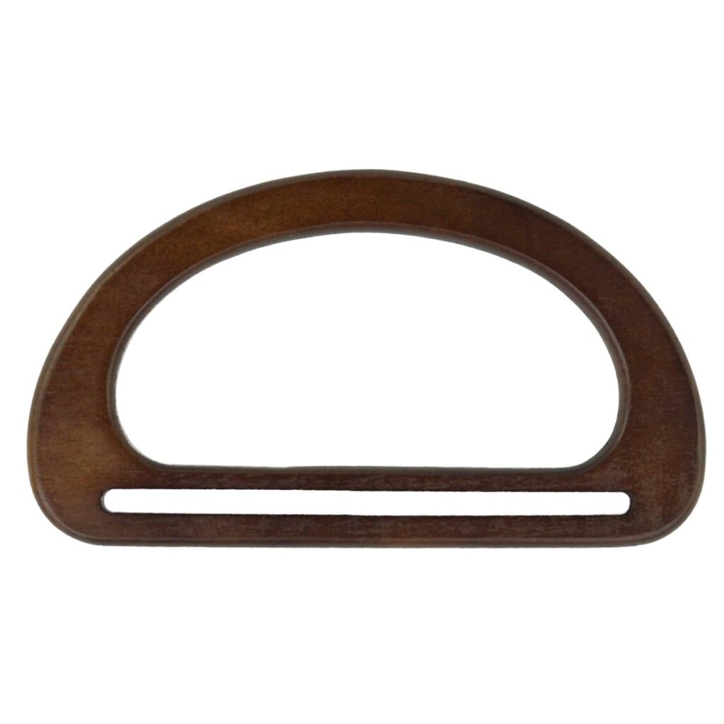 Restyle tas handvat bruin hout - Haak maar aan bij SAS